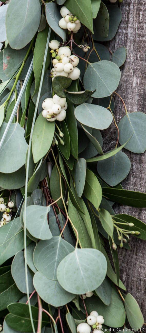 Fresh Salal & Seeded Eucalyptus Premium Garland By Pacific Garland ...