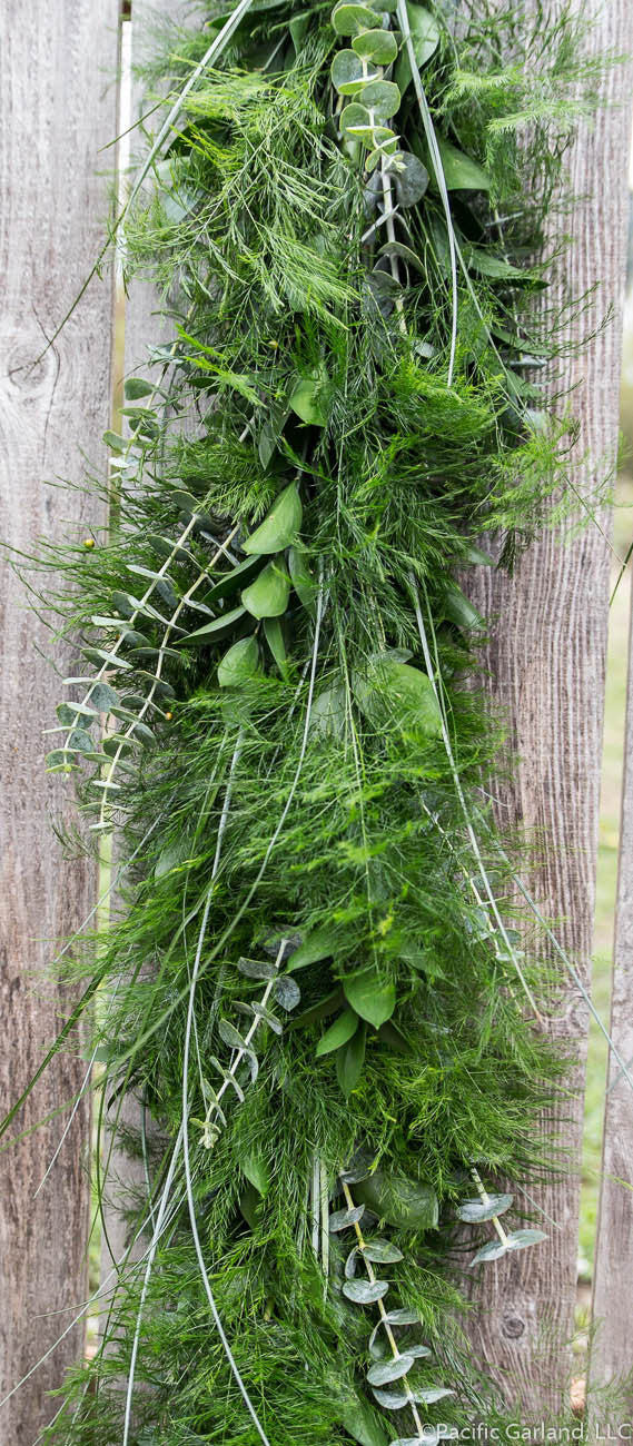 Fresh Premium Garland | Wedding or Event | Designed by Pacific Garland